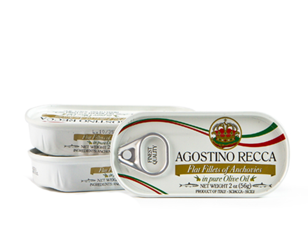 Agostino Recca Flat Fillets of Anchovies (2 oz. tin) - Taylor's Market ...