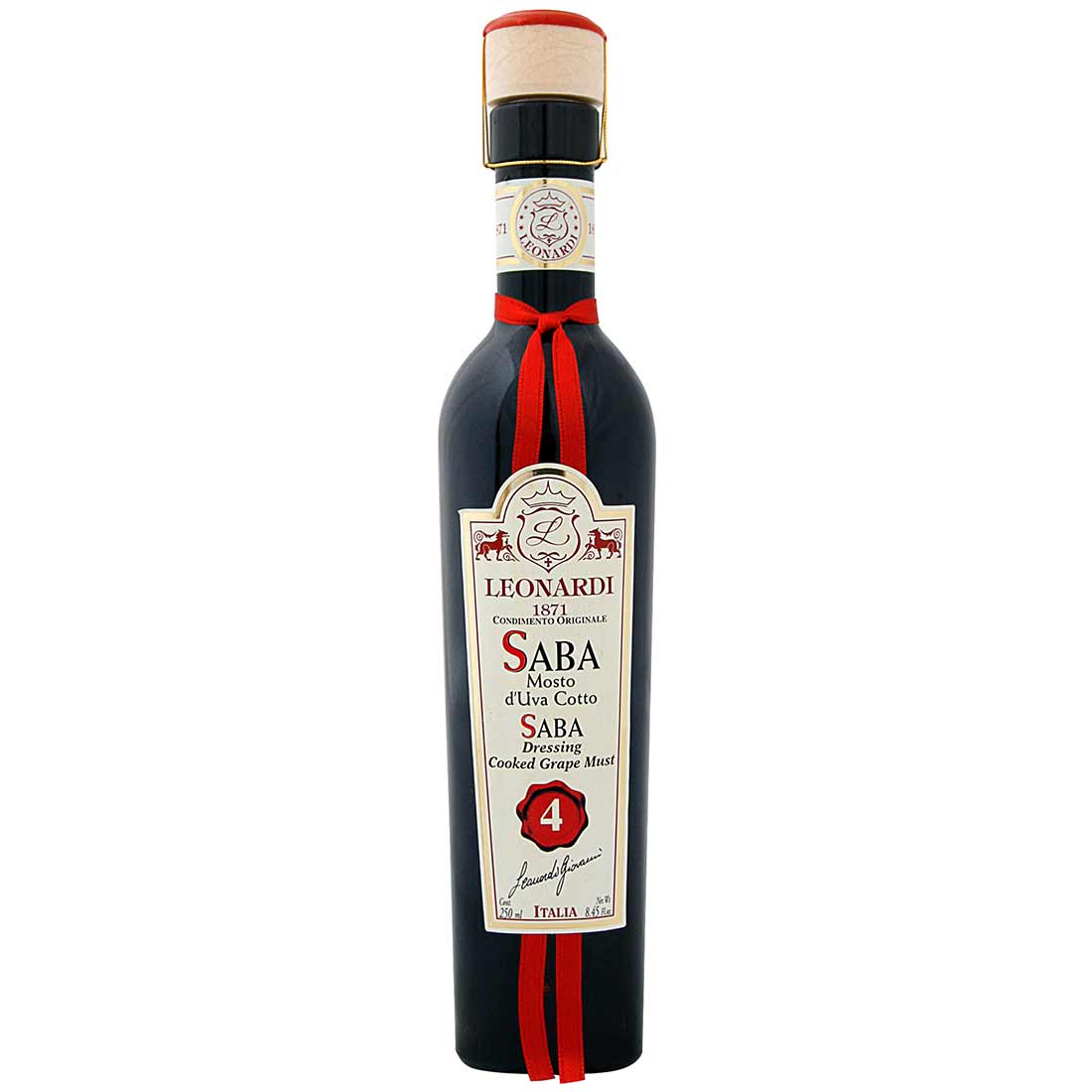Acetaia Leonardi Saba Balsamic Vinegar Dressing 250ml Bottle - Taylor's ...